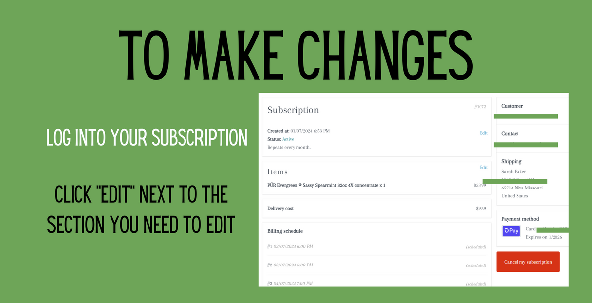 The Ultimate Guide to Manage your PÜR Evergreen Subscription
